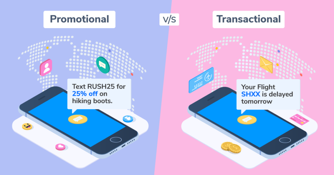Promotional vs Transactional SMS: A detailed comparison Promotional vs Transactional SMS: A detailed comparison